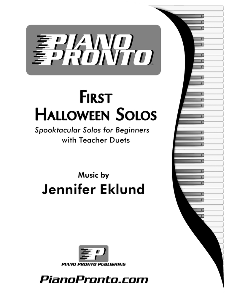 First Halloween Solos (Songbook) By Jennifer Eklund - F.M. Sheet Music ...