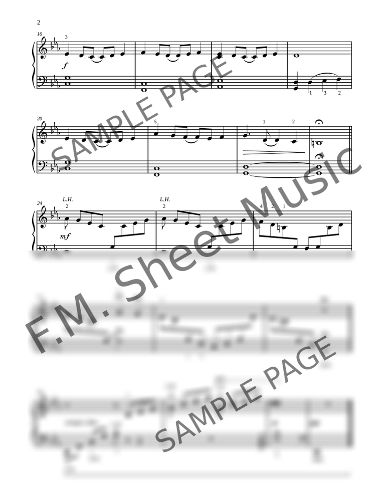 Game Over (Late Beginners) By Jennifer Eklund - F.M. Sheet Music - Pop ...