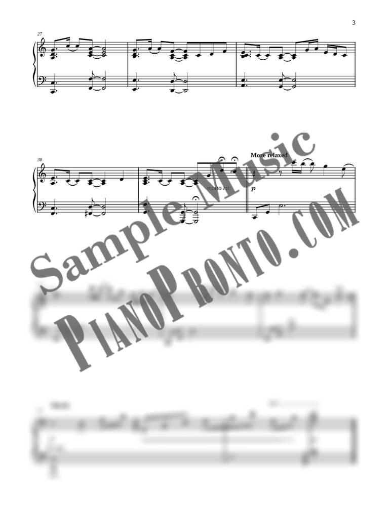 Ruby Skies (Intermediate Piano) By Jennifer Eklund - F.M. Sheet Music ...