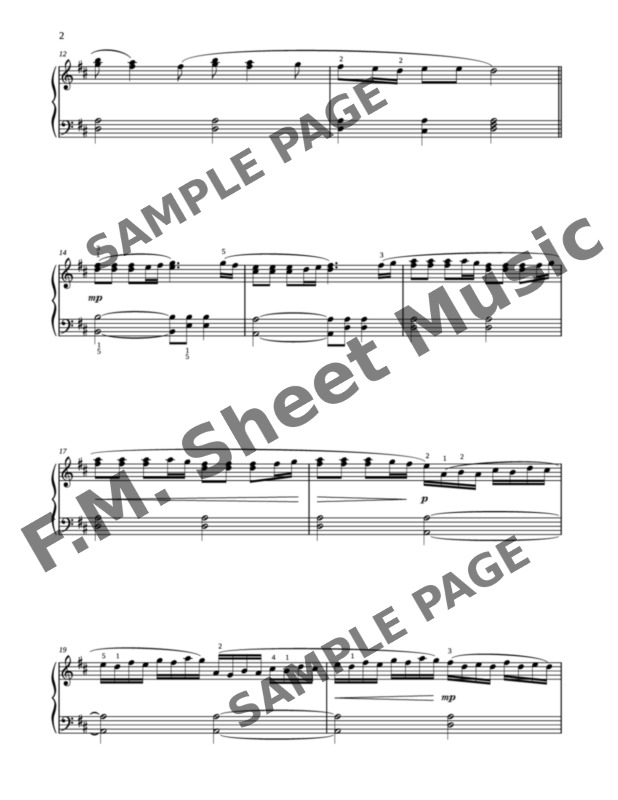 Spring Theme (from The Four Seasons) (Intermediate Piano) By - F.M ...