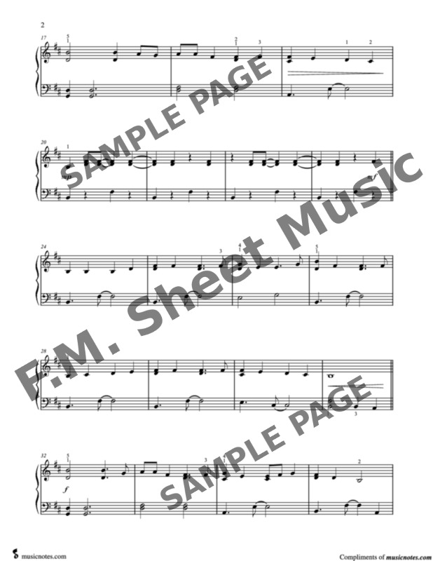 Wellerman (Easy Piano) By - F.M. Sheet Music - Pop Arrangements by ...