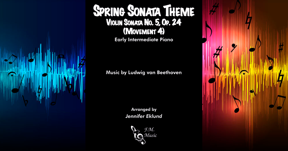 Spring Sonata Theme (Movement 4) (Early Intermediate Piano) By - F.M ...