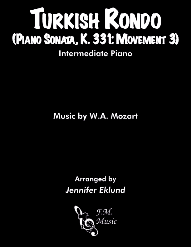 Turkish Rondo (Intermediate Piano) By - F.M. Sheet Music - Pop ...