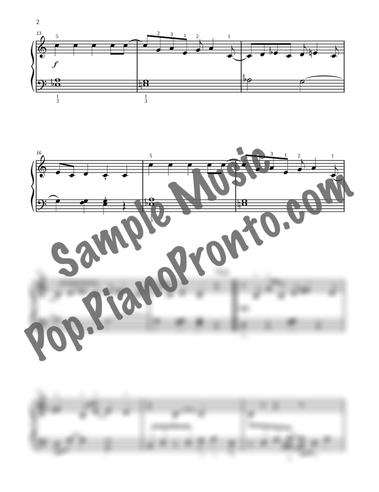 Maple Leaf Rag (for Late Beginners) By - F.M. Sheet Music - Pop ...