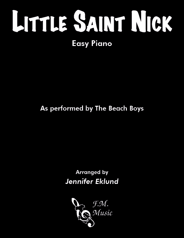 Little Saint Nick (Easy Piano) By The Beach Boys - F.M. Sheet Music ...