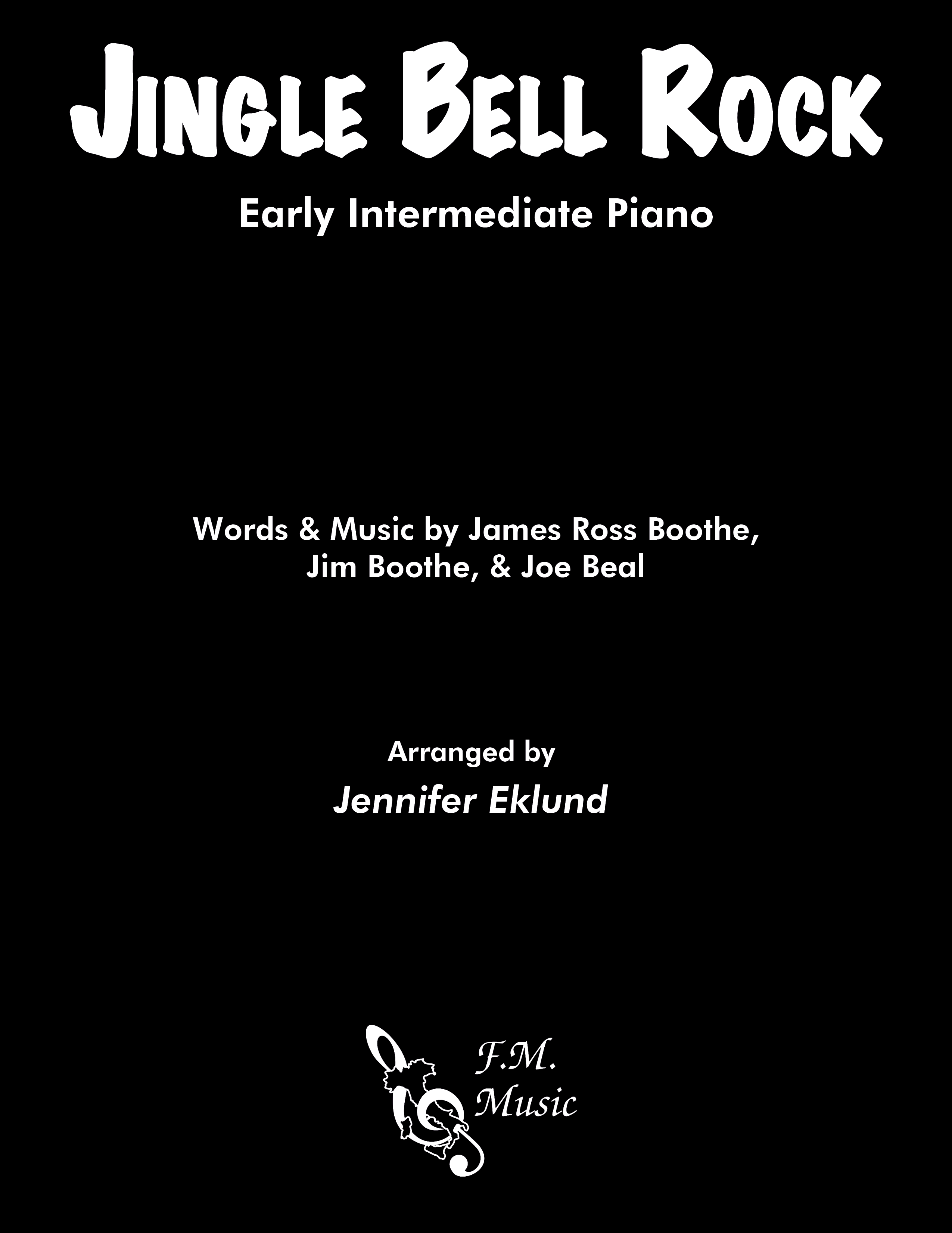 Jingle Bell Rock (Easy Piano) By Bobby Helms - F.M. Sheet Music - Pop ...