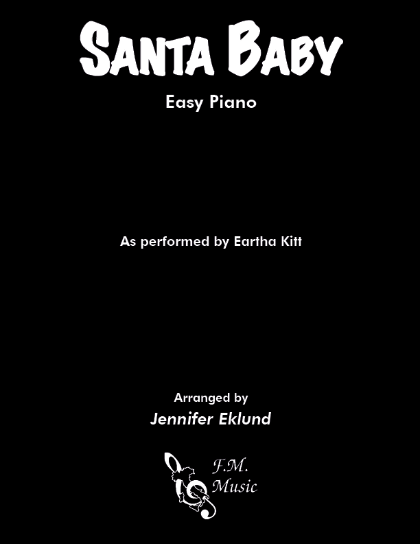 Santa Baby (Easy Piano) By Eartha Kitt - F.M. Sheet Music - Pop ...