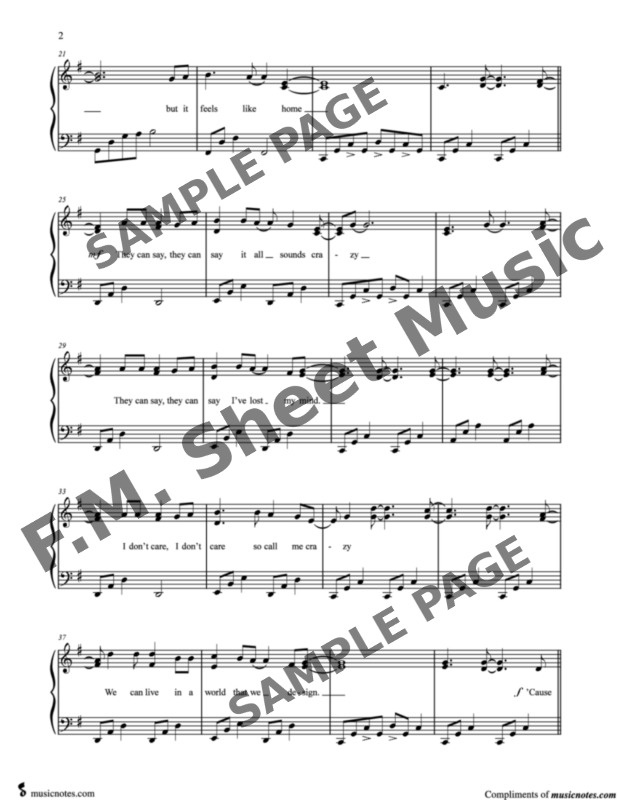 A Million Dreams (Early Intermediate Piano) By The Greatest Showman - F ...