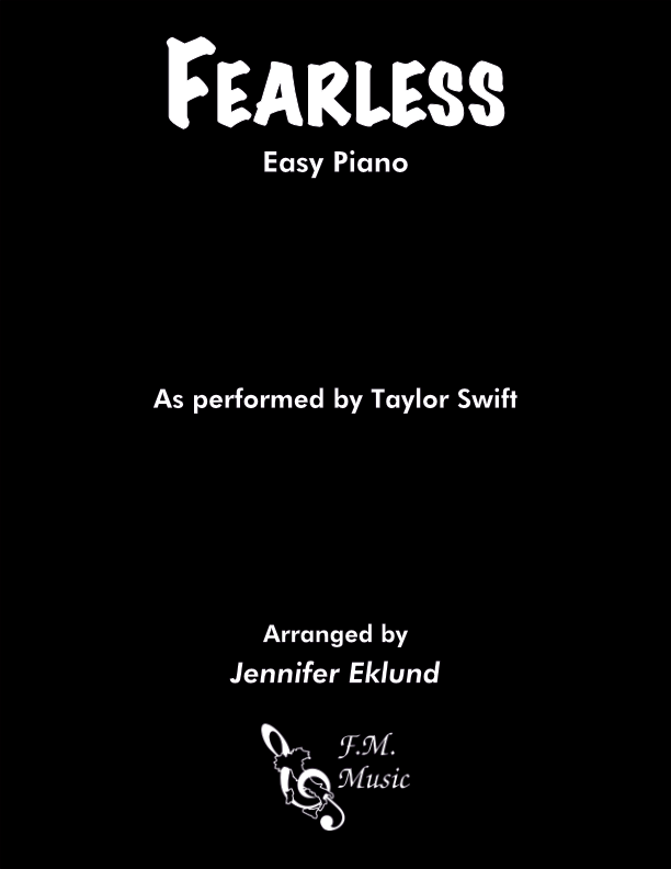 Fearless (Easy Piano) By Taylor Swift - F.M. Sheet Music - Pop ...