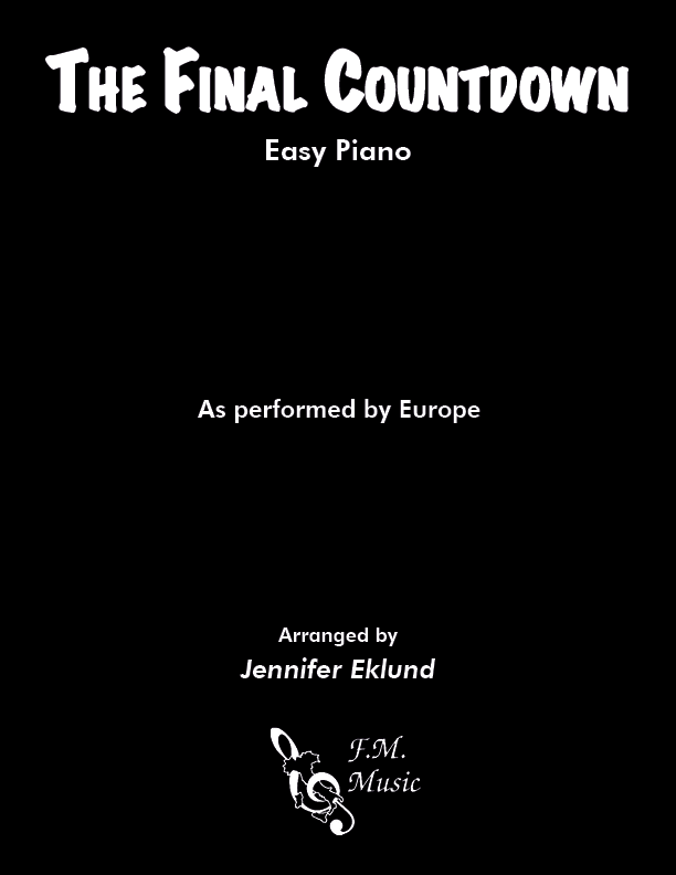 The Final Countdown (Easy Piano) By Europe - F.M. Sheet Music - Pop ...