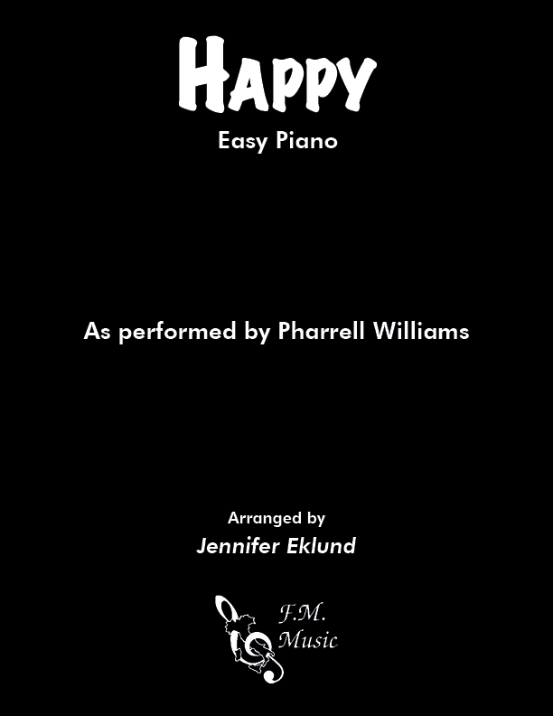 Happy (Easy Piano) By Pharrell Williams - F.M. Sheet Music - Pop ...