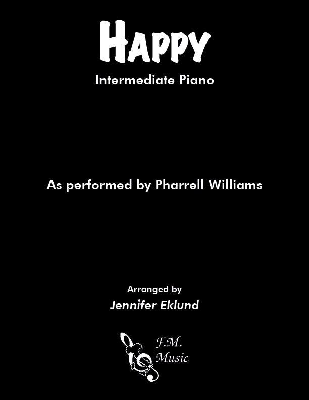 Happy (Intermediate Piano) By Pharrell Williams - F.M. Sheet Music ...