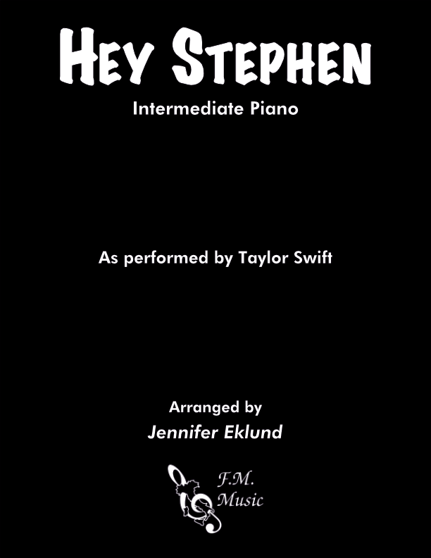 Hey Stephen (Easy Piano) By Taylor Swift - F.M. Sheet Music - Pop ...