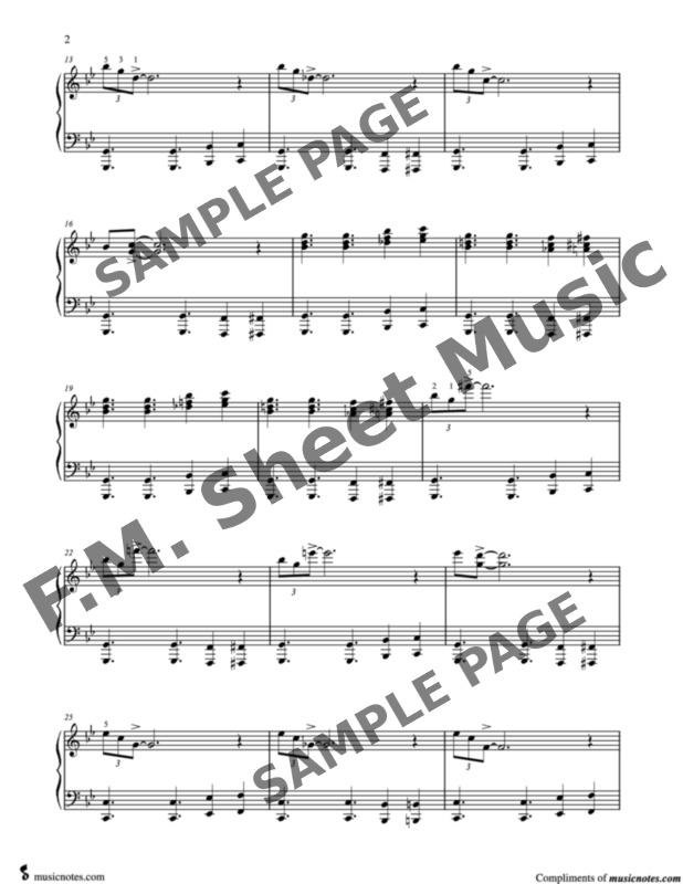 Mission Impossible Theme (Intermediate Piano) By Lalo Schifrin - F.M ...