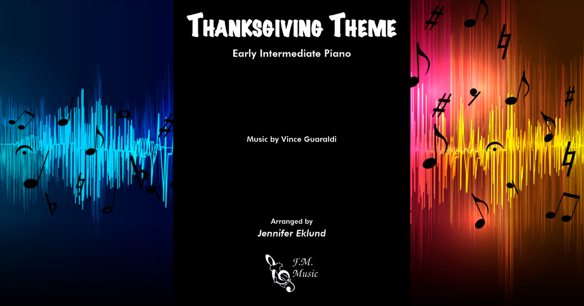 Thanksgiving Theme (Early Intermediate Piano) By Vince Guaraldi - F.M ...