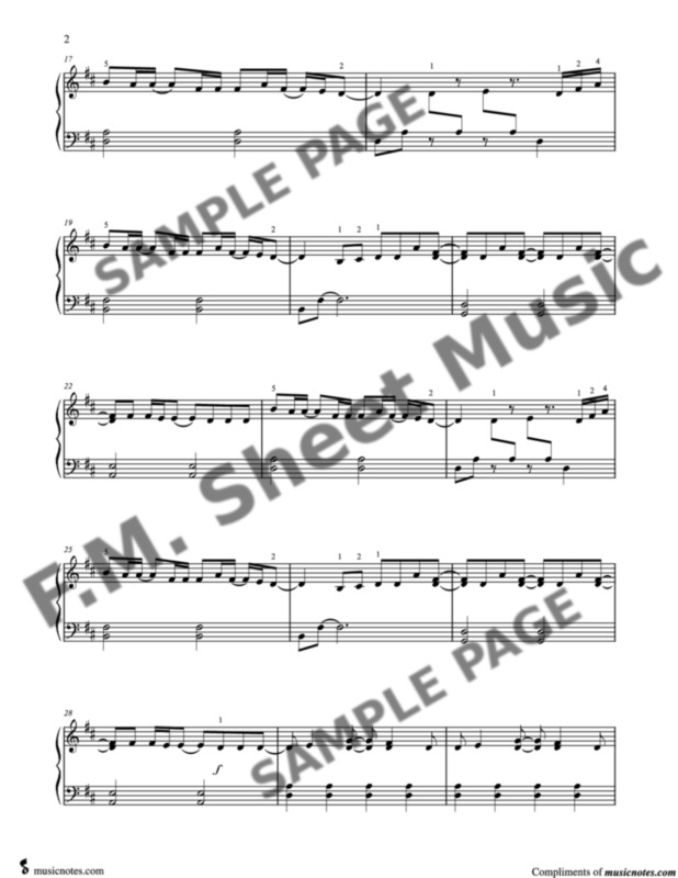 This Is Me (Easy Piano) By The Greatest Showman - F.M. Sheet Music ...