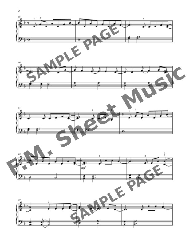 Titanium (Easy Piano) By David Guetta, Sia - F.M. Sheet Music - Pop ...