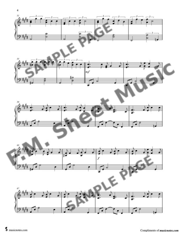 7 Rings (Intermediate Piano) By Ariana Grande - F.M. Sheet Music - Pop ...
