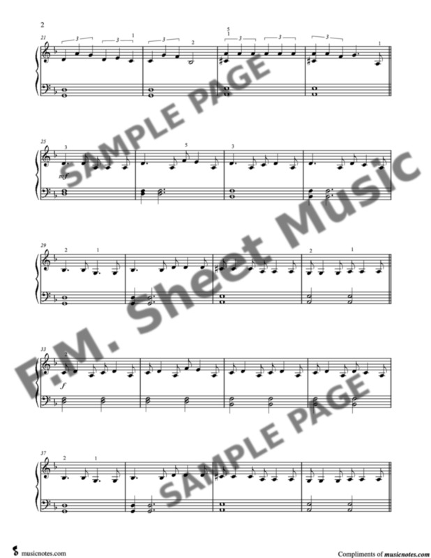 7 Rings (Easy Piano) By Ariana Grande - F.M. Sheet Music - Pop ...