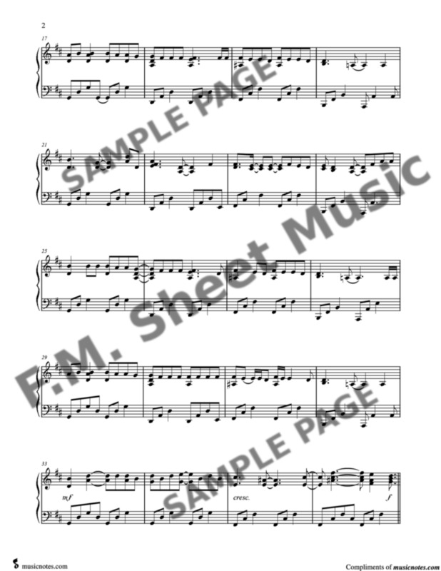 One Headlight (Late Intermediate Piano) By The Wallflowers - F.M. Sheet ...