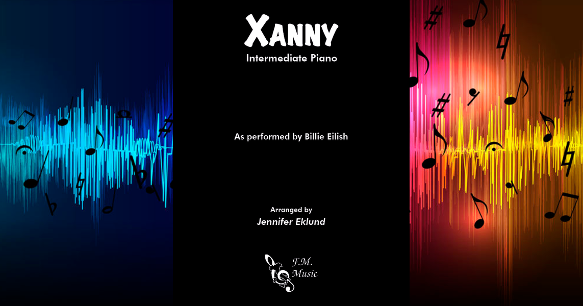 Xanny (Intermediate Piano) By Billie Eilish - F.M. Sheet Music - Pop ...