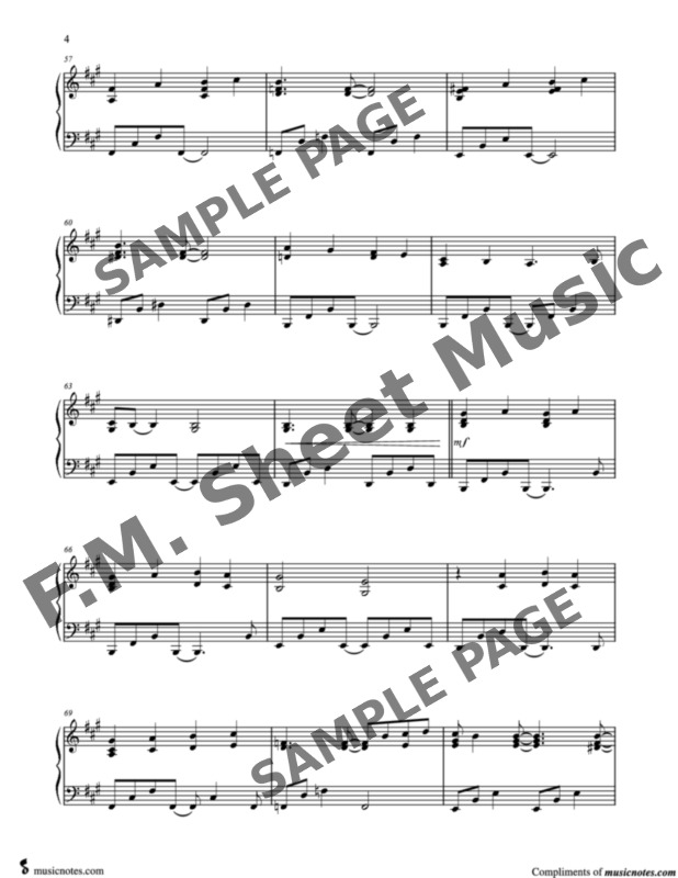 Xanny (Intermediate Piano) By Billie Eilish - F.M. Sheet Music - Pop ...