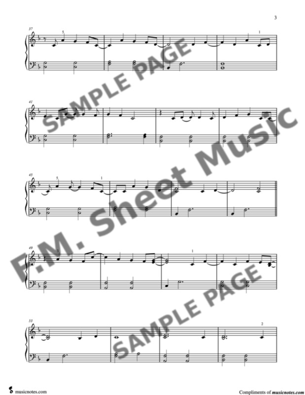 Fireflies (Easy Piano) By Owl City - F.M. Sheet Music - Pop ...