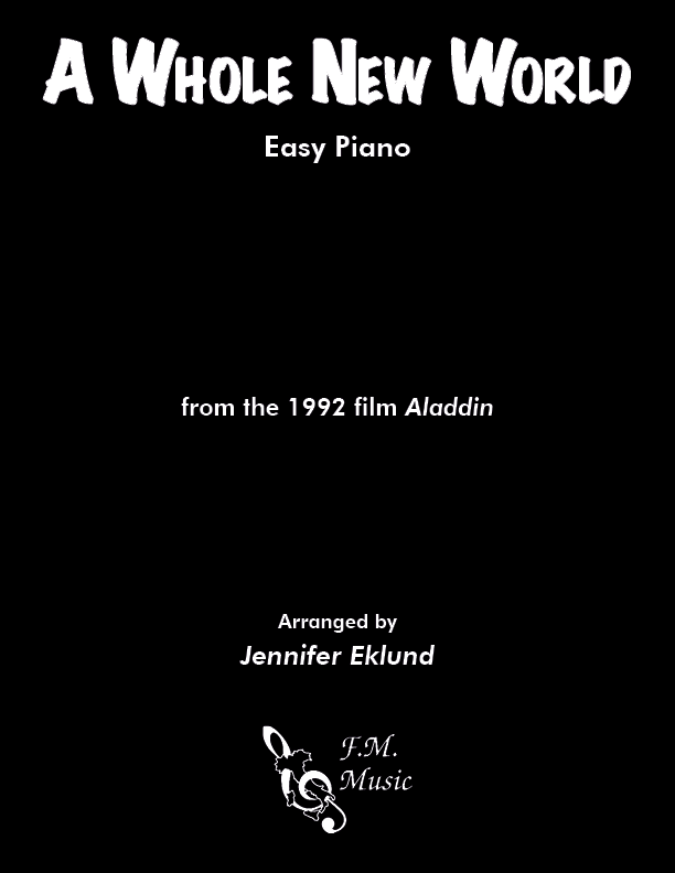 A Whole New World (from Aladdin) (Intermediate Piano) By Peabo Bryson ...