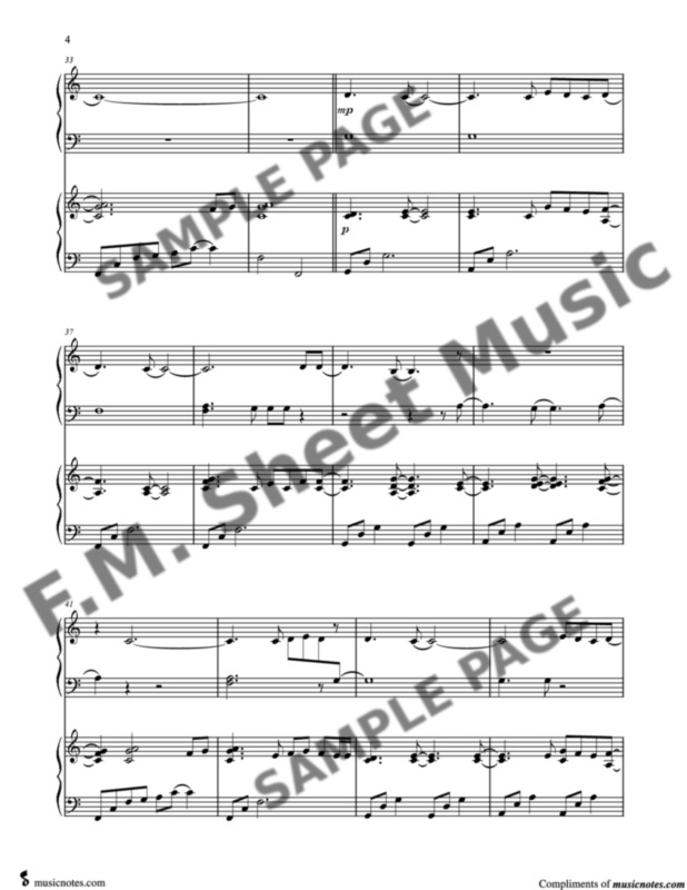 The Archer (Mixed Level Duet) By Taylor Swift - F.M. Sheet Music - Pop ...