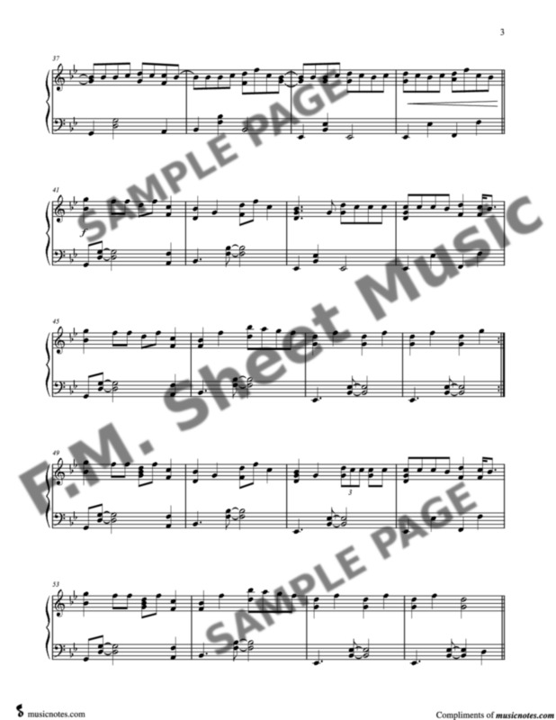7 Years (Intermediate Piano) By Lukas Graham - F.M. Sheet Music - Pop ...
