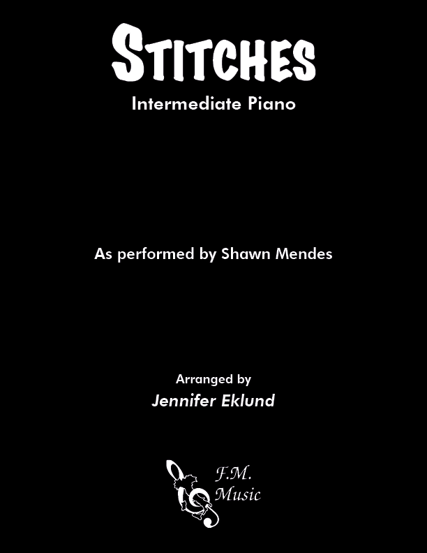 Stitches (Intermediate Piano) By Shawn Mendes - F.M. Sheet Music - Pop ...