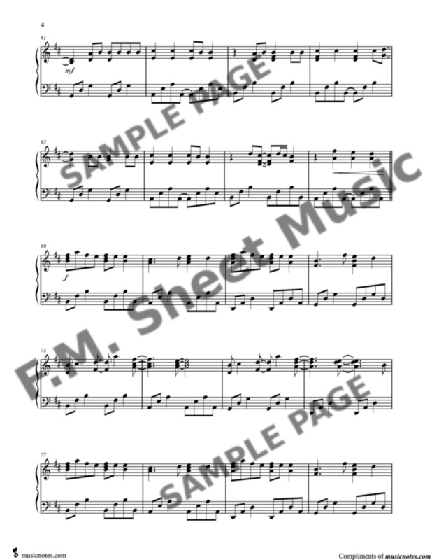 Stitches (Intermediate Piano) By Shawn Mendes - F.M. Sheet Music - Pop ...