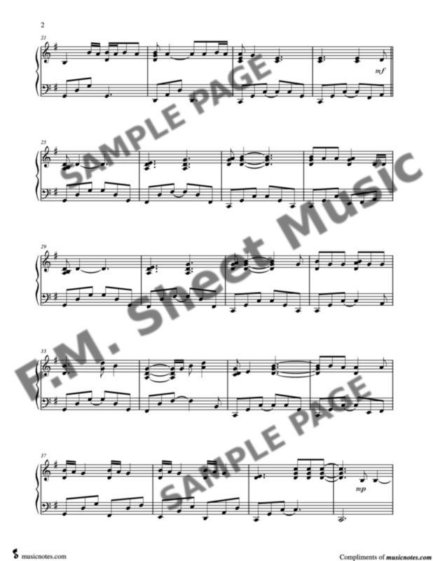 Lover (Intermediate Piano) By Taylor Swift - F.M. Sheet Music - Pop ...