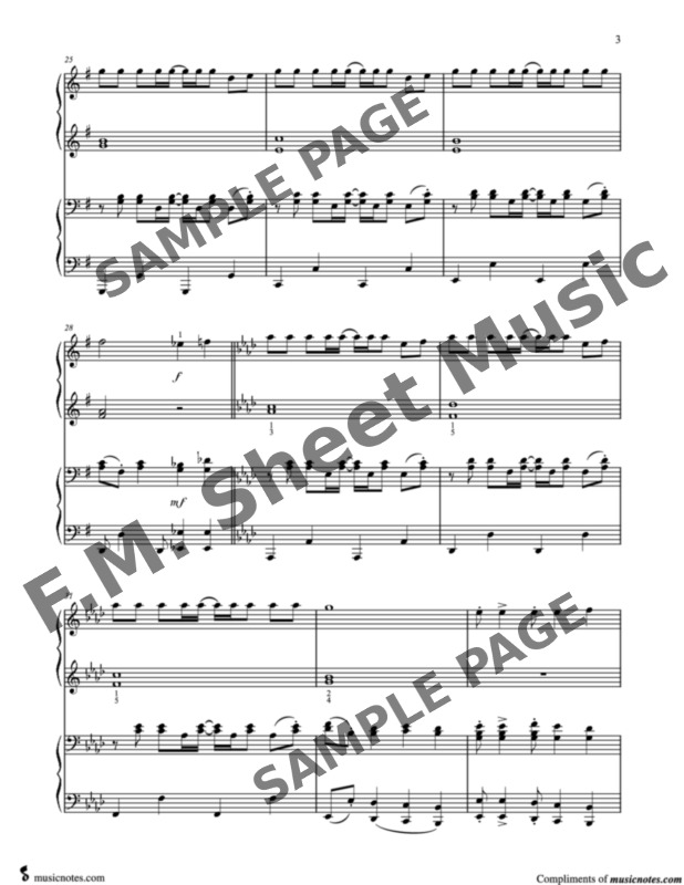 Baby Shark (Easy Piano with Teacher Duet) By Johnny Only - F.M. Sheet ...