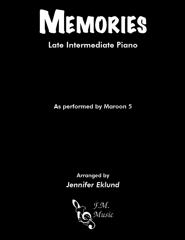 Memories (Easy Piano) By Maroon 5 - F.M. Sheet Music - Pop Arrangements ...