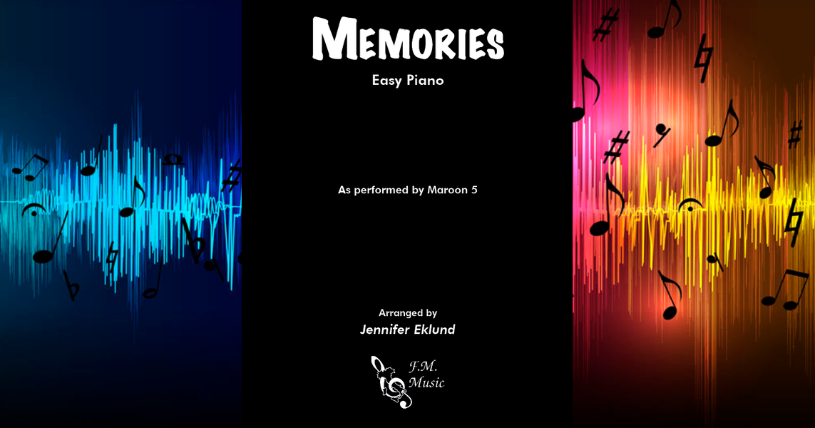 Memories (Easy Piano) By Maroon 5 - F.M. Sheet Music - Pop Arrangements ...