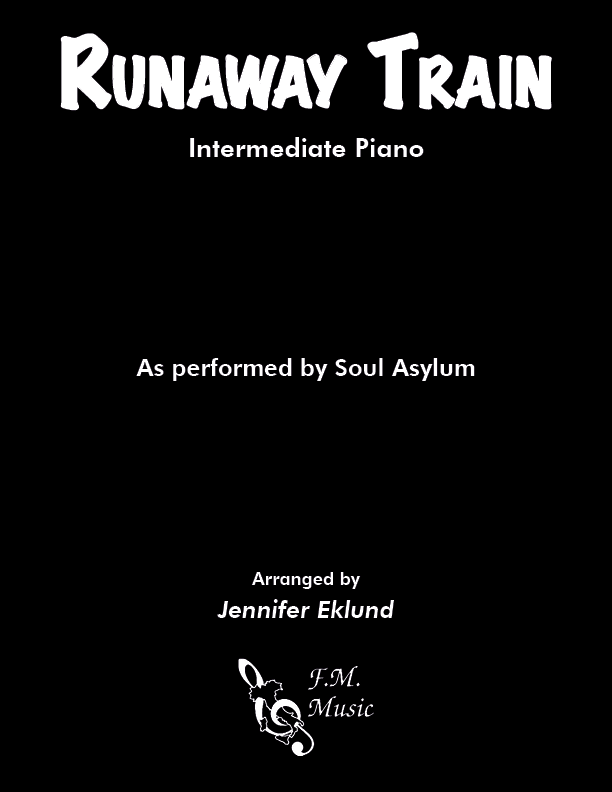 Runaway Train (Intermediate Piano) By Soul Asylum - F.M. Sheet Music ...