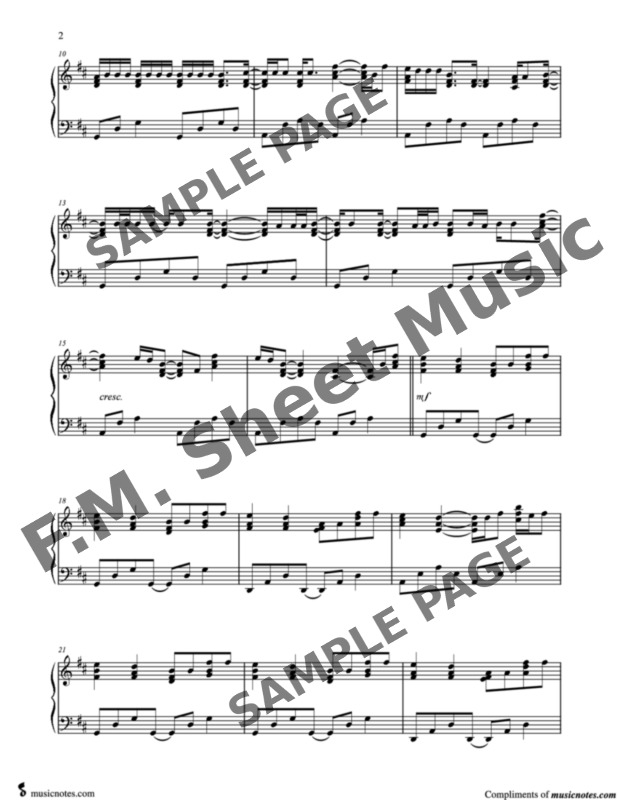 False God (Late Intermediate Piano) By Taylor Swift - F.M. Sheet Music ...