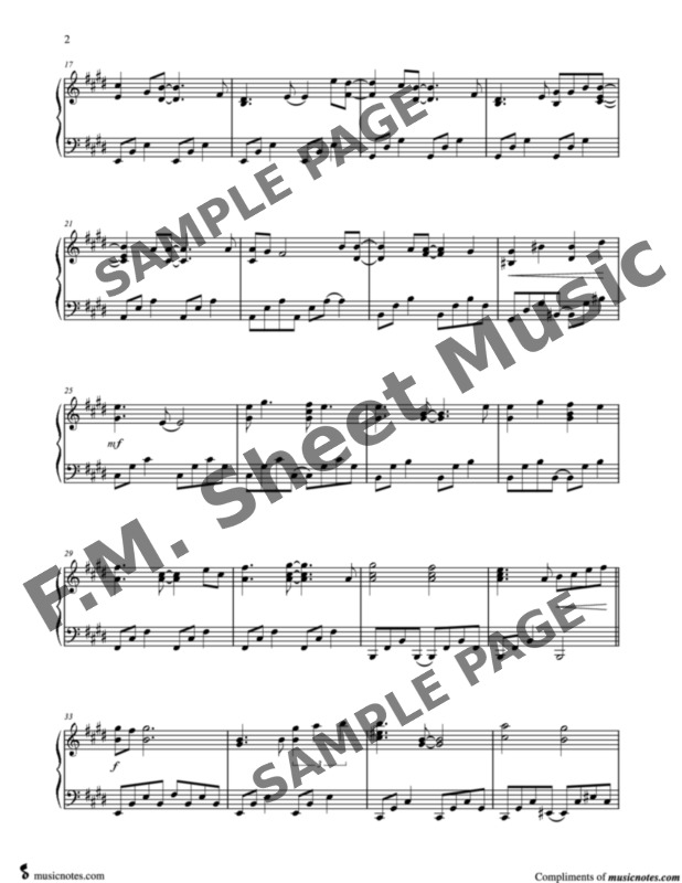 All I Ask (Intermediate Piano) By Adele - F.M. Sheet Music - Pop ...