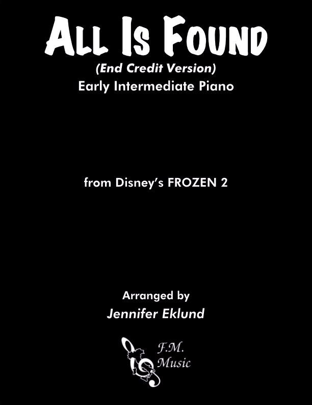 All Is Found (Frozen 2) (Intermediate Piano) By Kacey Musgraves - F.M ...
