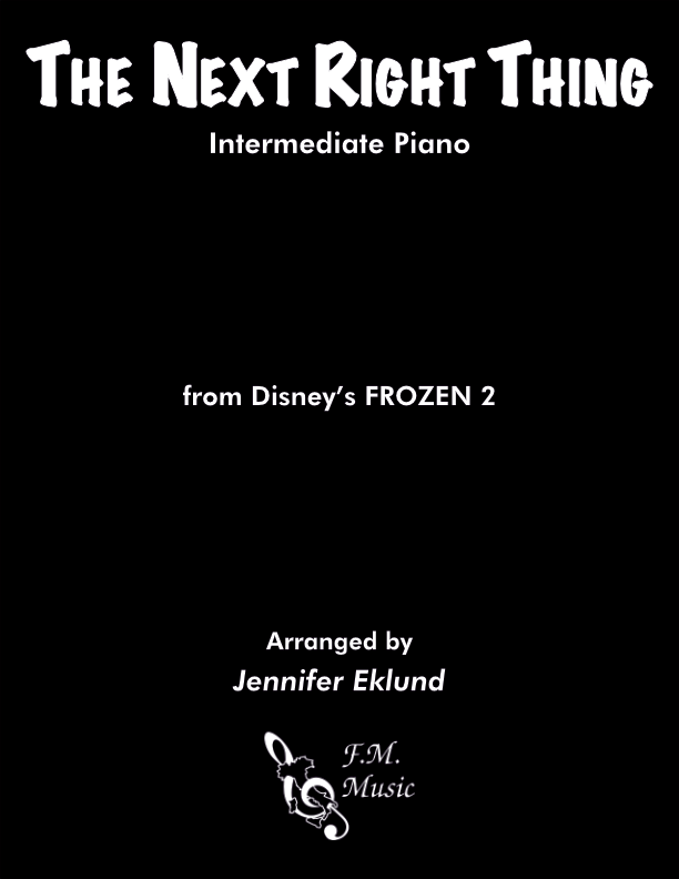 The Next Right Thing (Frozen 2) (Intermediate Piano) By Kristen Bell ...