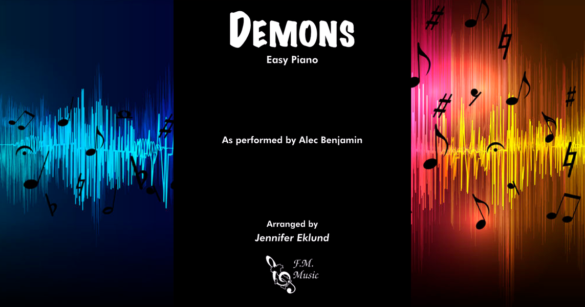 Demons (Easy Piano) By Alec Benjamin - F.M. Sheet Music - Pop ...