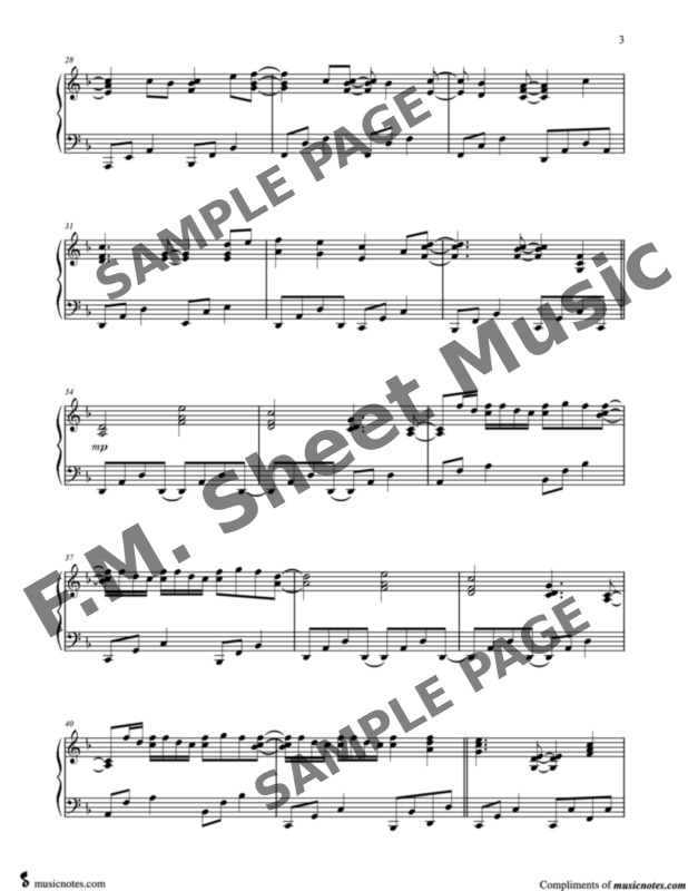 Live to Tell (Intermediate Piano) By Madonna - F.M. Sheet Music - Pop ...