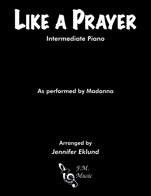 Like a Prayer (Intermediate Piano) By Madonna - F.M. Sheet Music - Pop ...