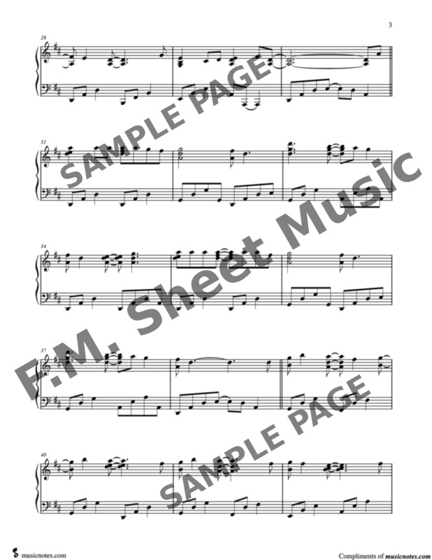 Moon Shadow (Intermediate Piano) By Cat Stevens - F.M. Sheet Music ...