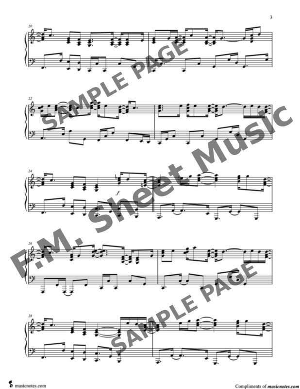 Let It Be (Late Intermediate Piano) By The Beatles - F.M. Sheet Music ...