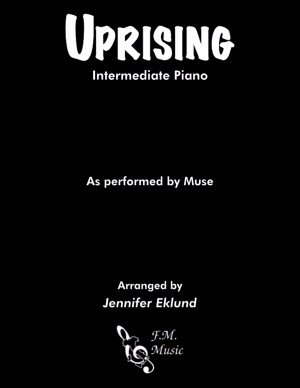 Uprising (Intermediate Piano) By Muse - F.M. Sheet Music - Pop ...