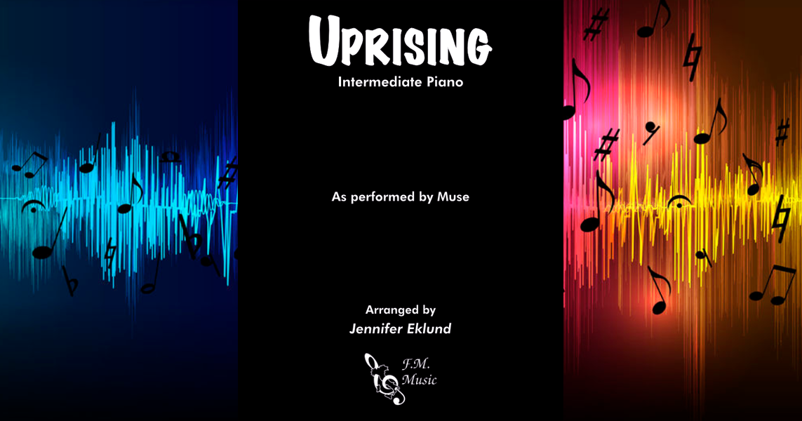 Uprising (Intermediate Piano) By Muse - F.M. Sheet Music - Pop ...