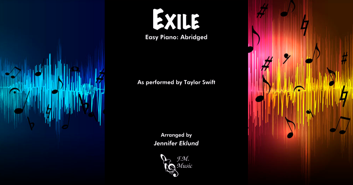 Exile (Easy Piano) By Taylor Swift - F.M. Sheet Music - Pop ...