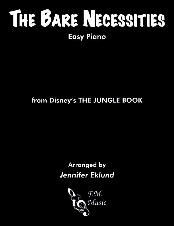 The Bare Necessities (Easy Piano) By Terry Gilkyson - F.M. Sheet Music ...